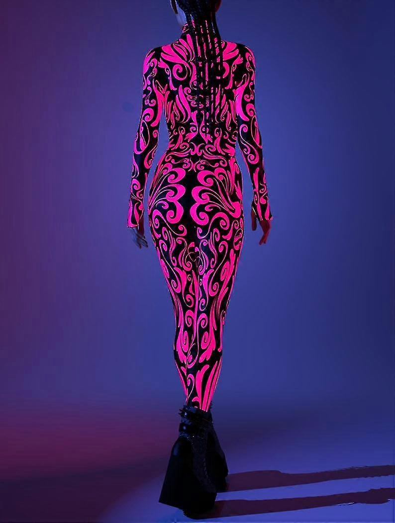 Neon Costume, Uv Light Set Costume, Festival Costume, Uv Light Set ...