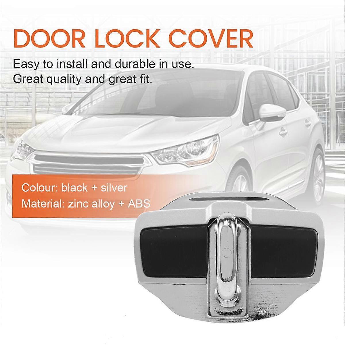 2 Sets TRD Door Stabilizer Door Lock Protector Latches Stopper Covers ...