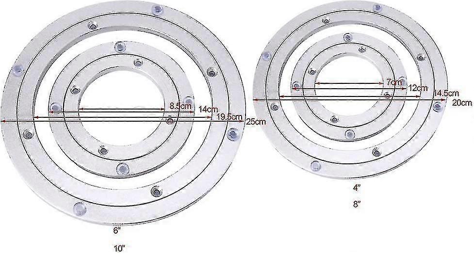 Swivel Turntable, Aluminum Alloy Turntable Bearing, Heavy Duty Swivel ...