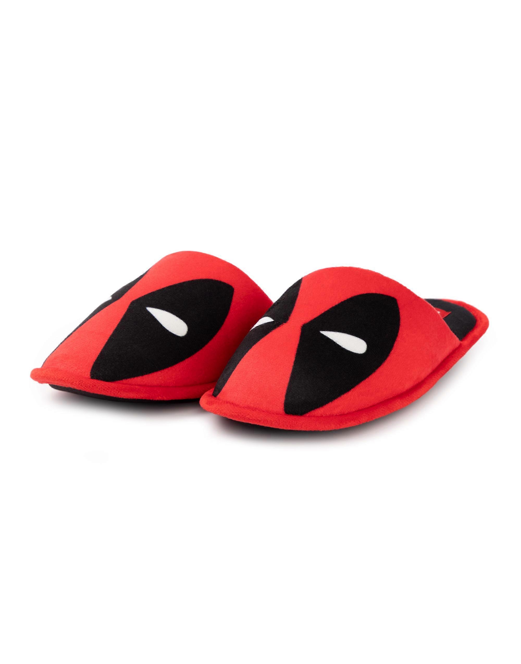 Marvel Mens Mule Slippers Red Deadpool | Fruugo UK