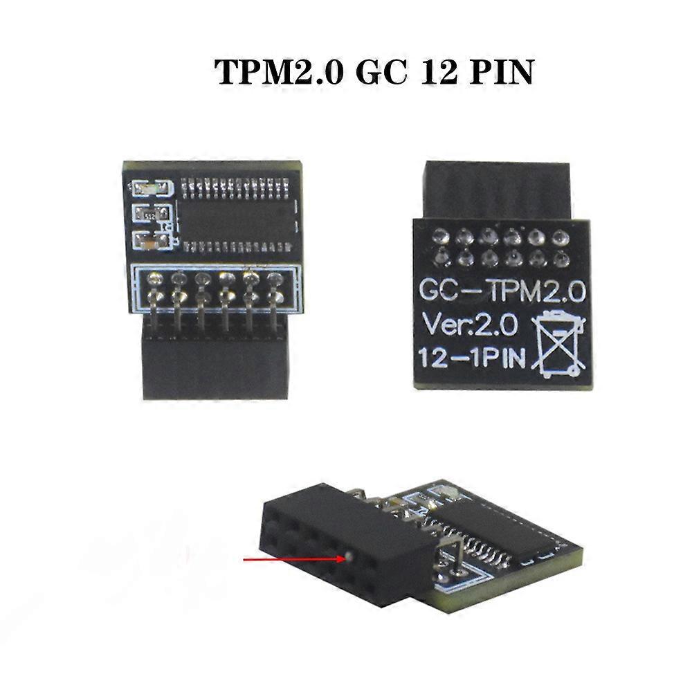 For GIGABYTE GC TPM 2.0 Motherboard 12 Pin TPM 2.0 Module LPC Upgrade ...