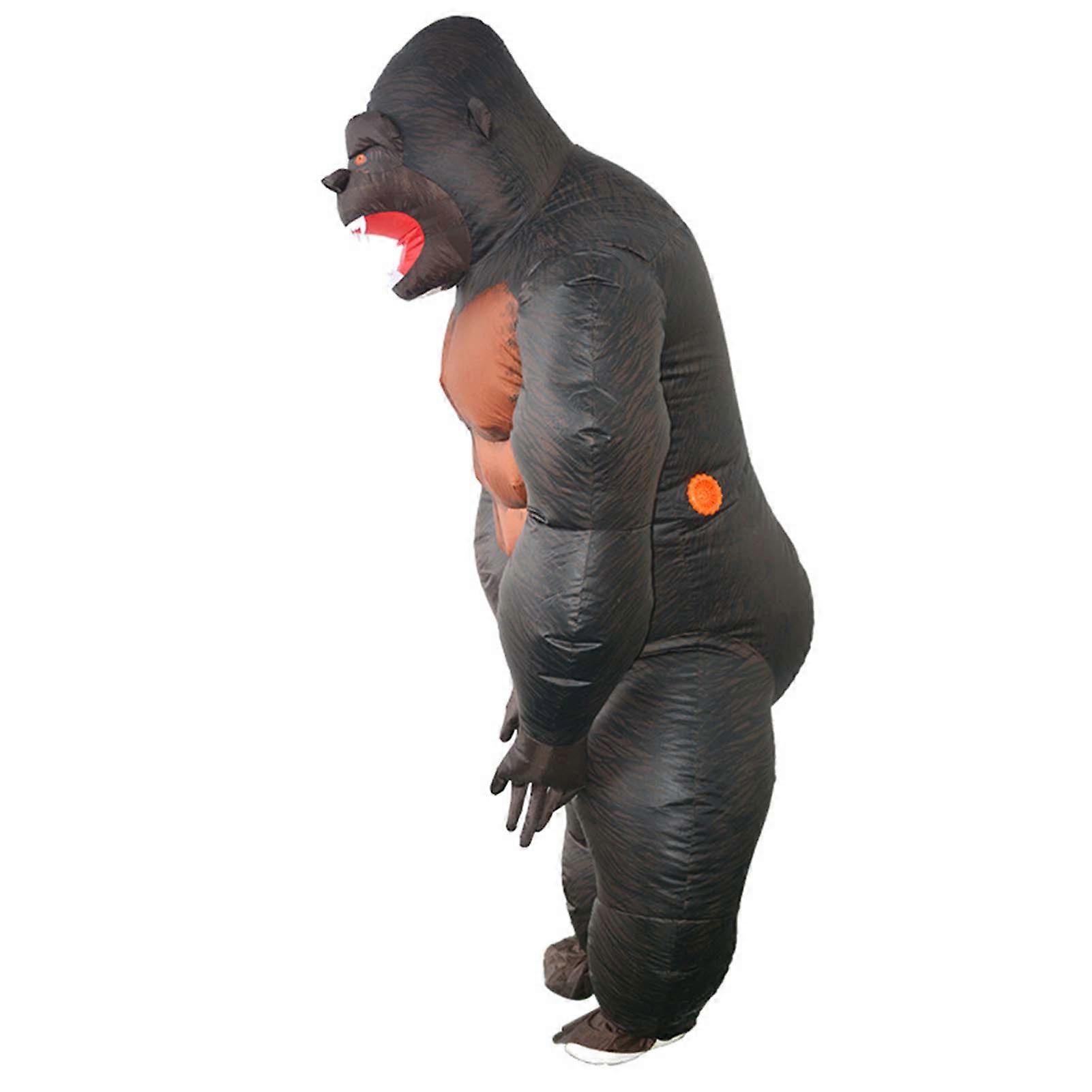 Funny Inflatable-Gorilla Costume for Adults Novelty Dress-Up Party Wear ...