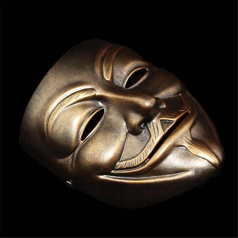V For Vendetta Movie Resin Mask Halloween Costumes Cosplay Guy Fawkes ...