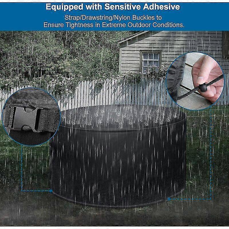 Table Protection Tarp Cover, 420d Waterproof Round Table Protection ...