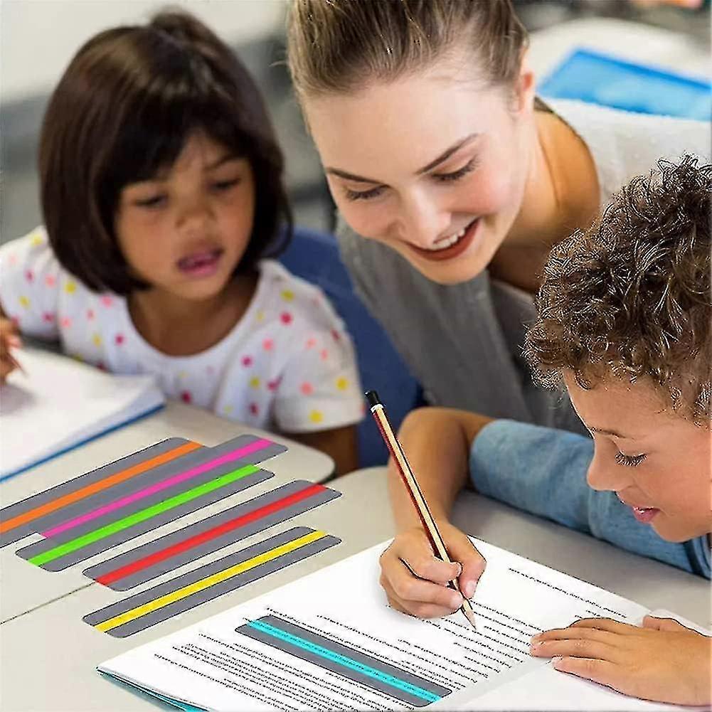 Dyslexia Guided Reading Strip,dyslexia Reading Ruler Dyslexic Colored ...