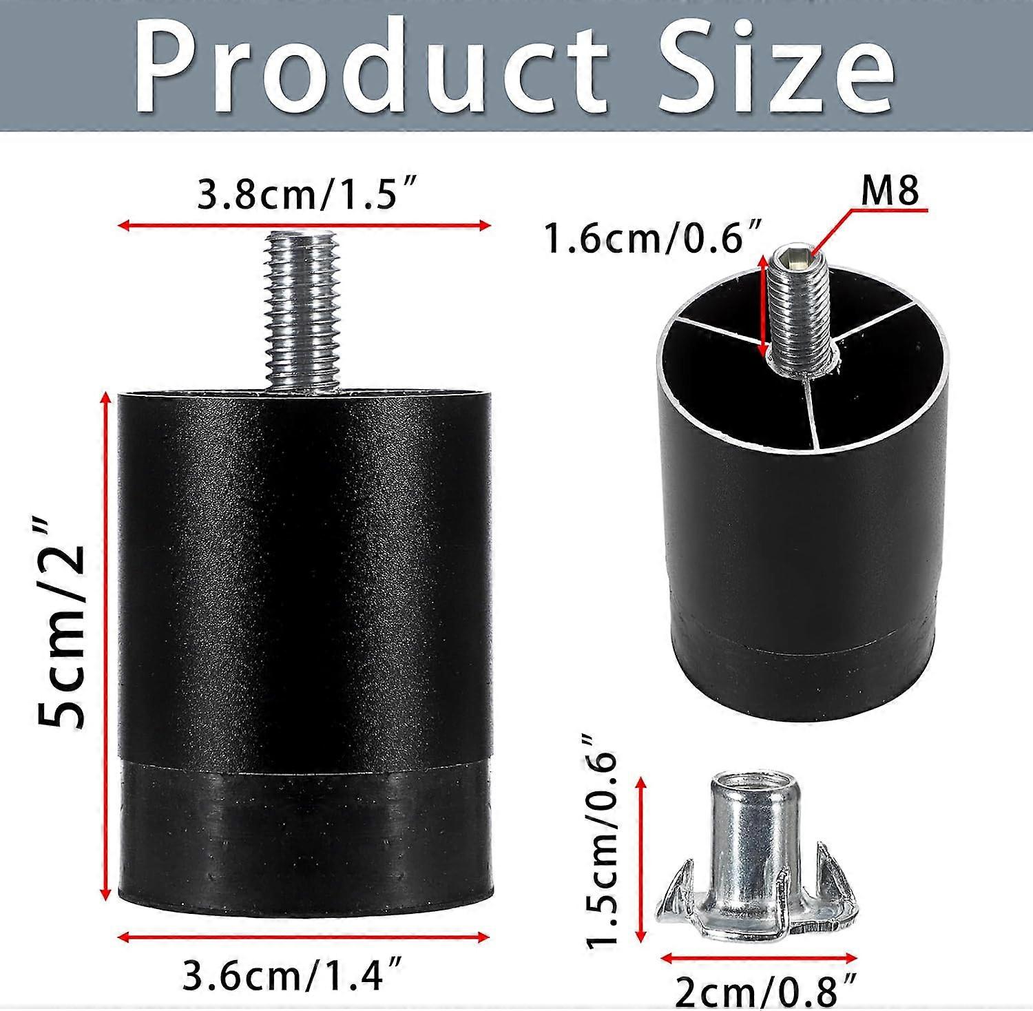 OwnMy 4PCS 2 Inch Furniture Legs Couch Legs Couch Feet Replacement ...