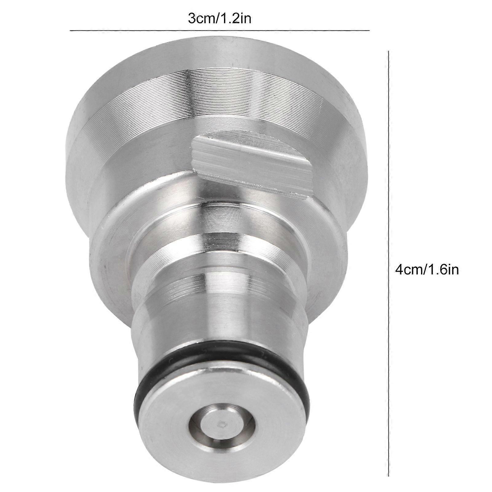 1/2in Liquid Ball Lock Stainless Steel Keg Coupler Adapter Beer Barrel ...