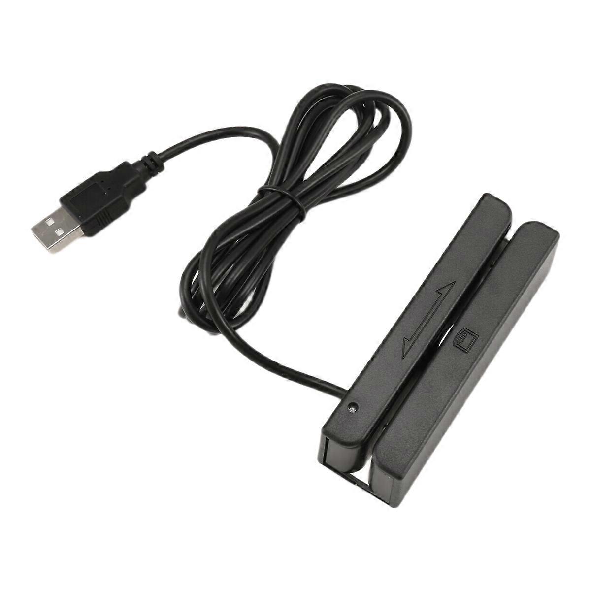 MSR90 USB Magnetic Strip Card Reading Machine Card Reader Stripe 3 ...