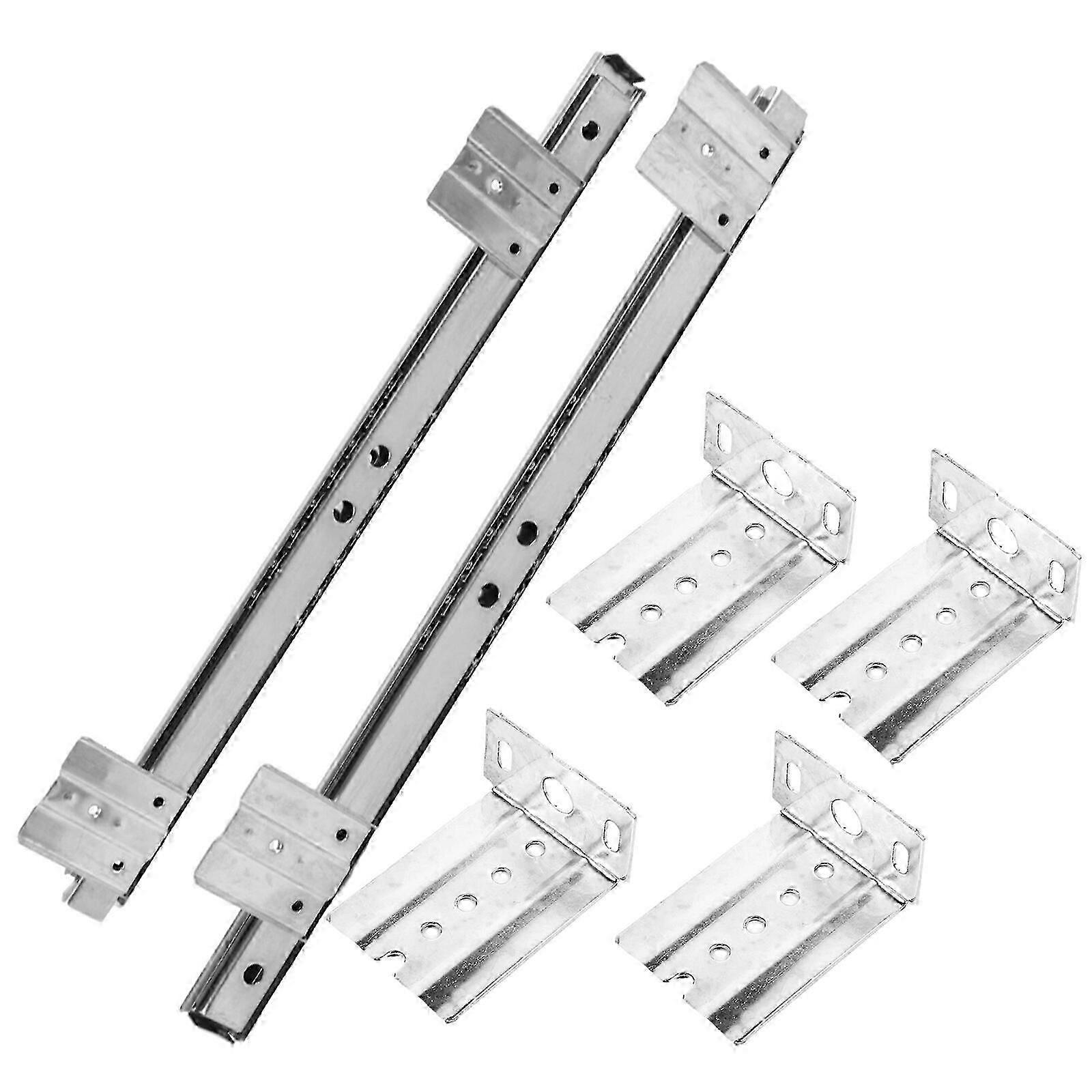 Drawers Desk Desk Slide Rail Keyboard Rail Track Full Extension Bearing ...