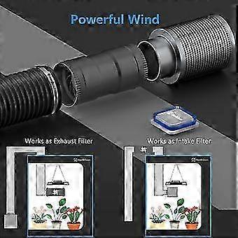 Silent Air Extractor Fan, 6W with Speed Controller for Basements ...