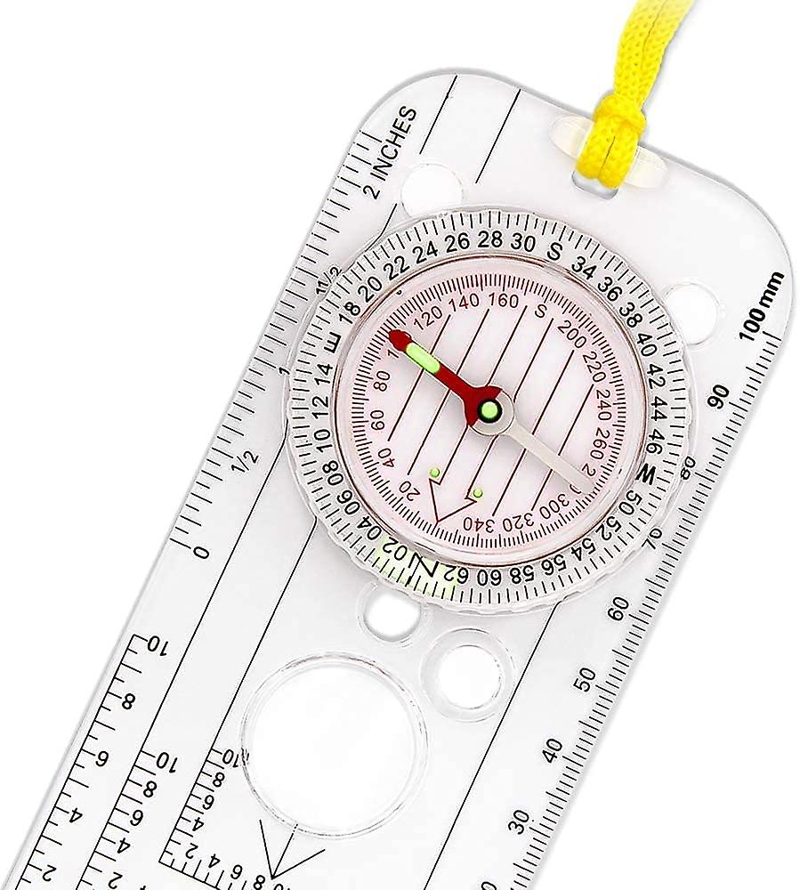 Navigation Compass,expedition Map Reading,lightweight Map Ruler,compass ...