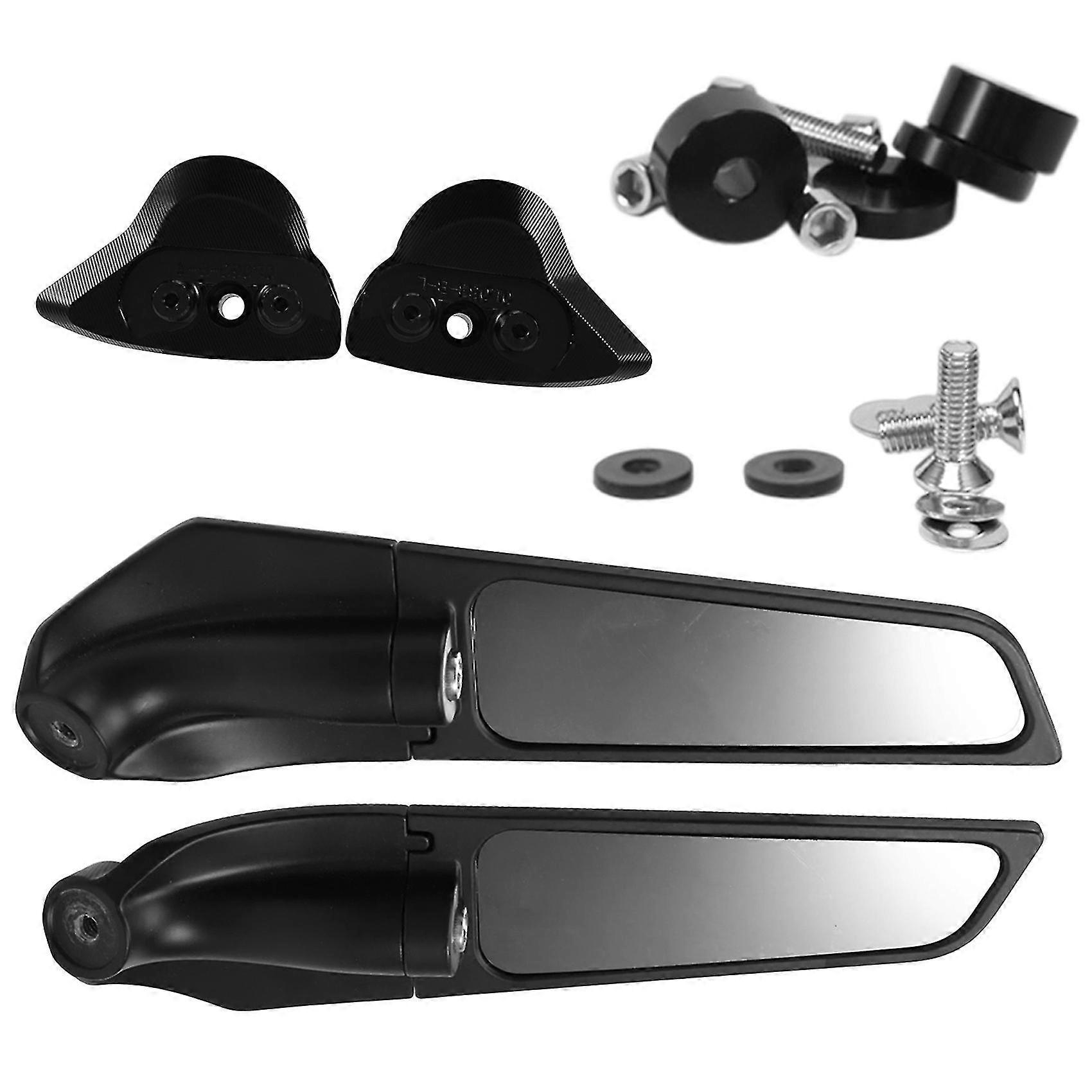 Adjustable Rotating Mirror Adjustable Motorcycle Winglet Rearview ...