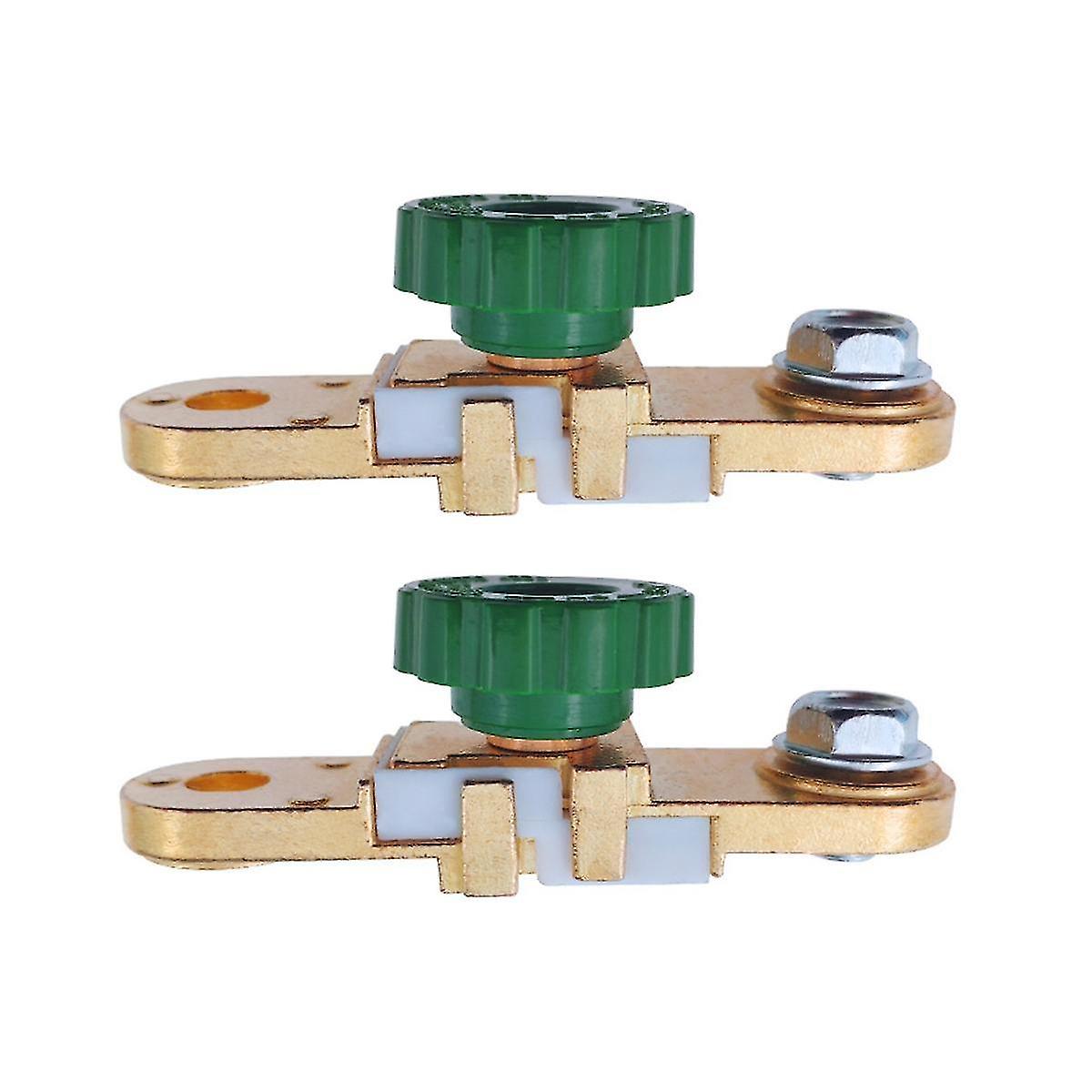 2pcs Battery Switch Power Off Switch Pure Copper Anti-leakage Battery ...