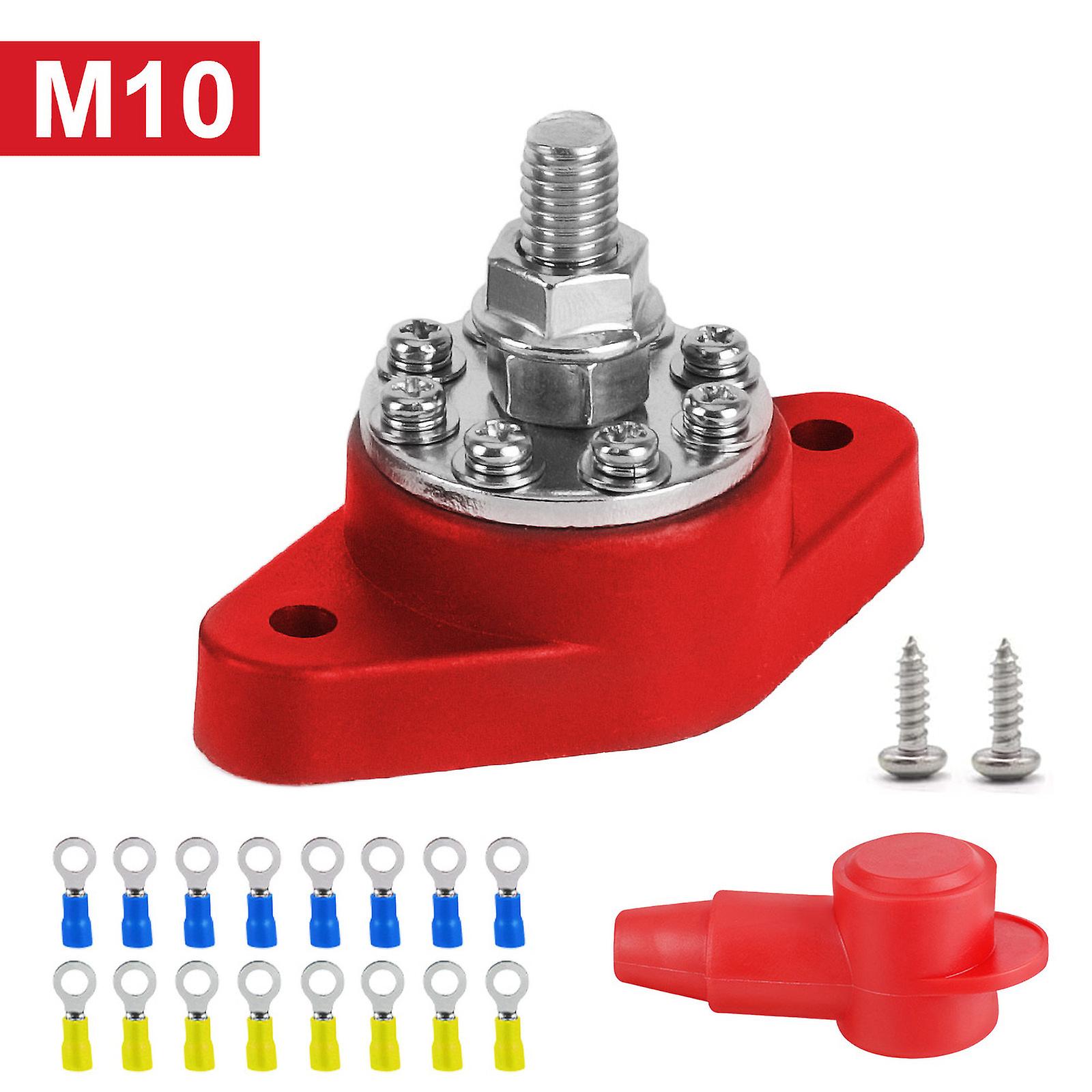 Electrical Connector 12v Heavy Duty M10 M8 M6 Bus Bar Battery Terminal Block Stud Protector For ...