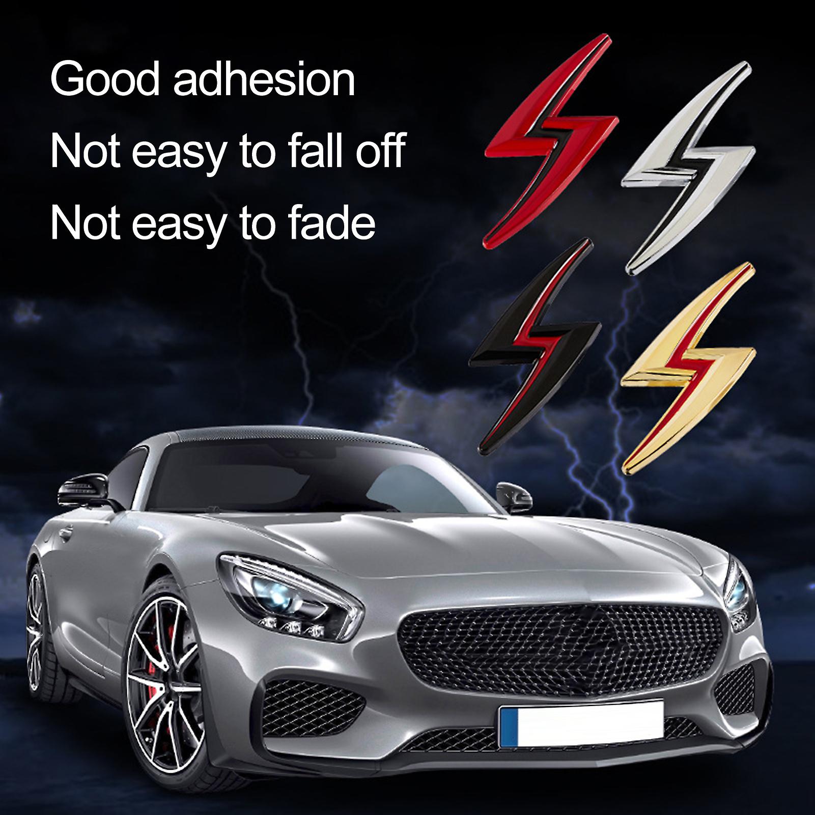 Car 3D Decal Z Shape Electroplating Polishing Fade-resistant Self ...