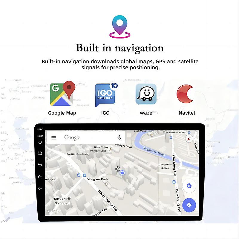 2 Din Pour Fiat Bravo 198 2 Ii 2007 - 2014 Carplay 4g Wifi Android Auto ...