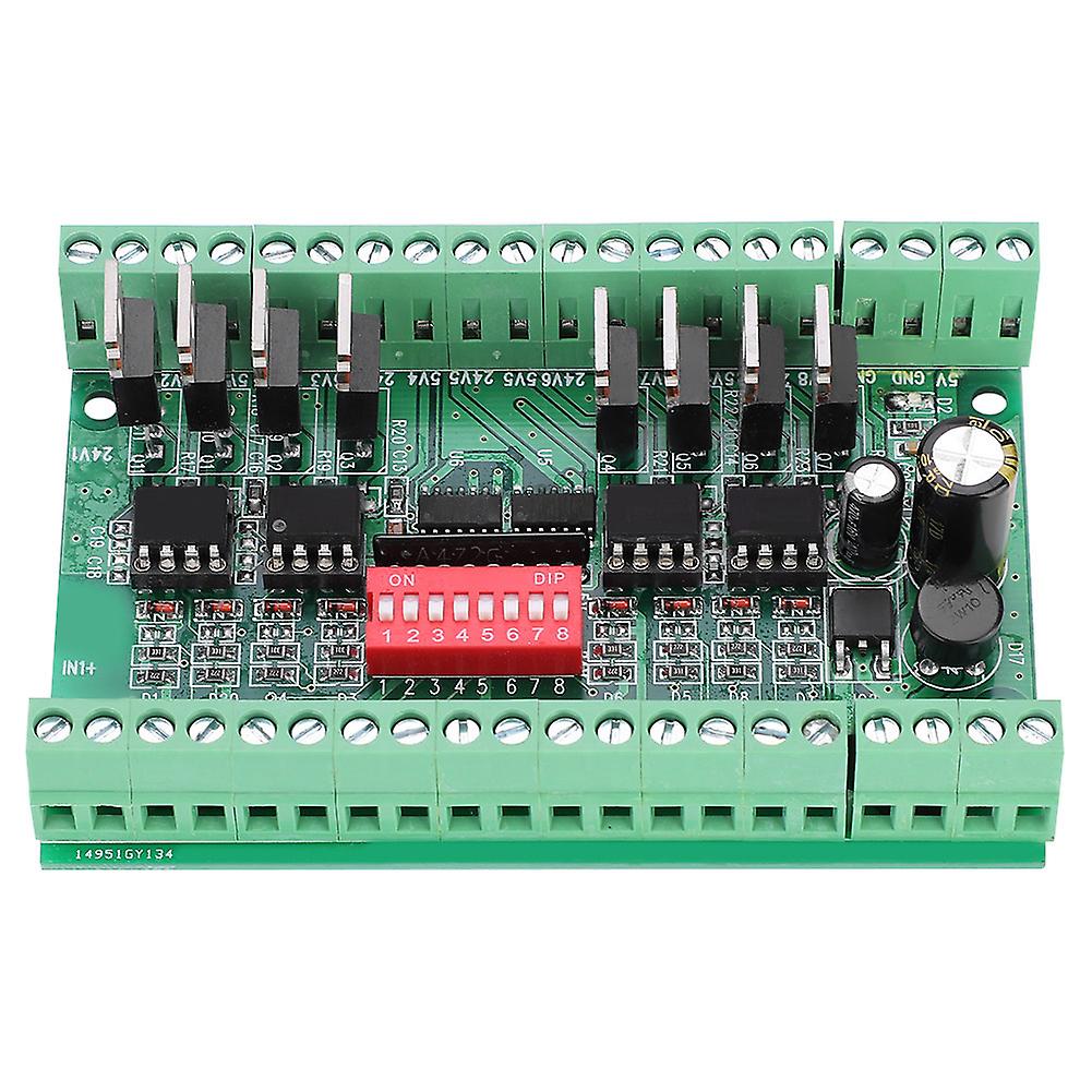 8-Channel NPN/PNP to NPN 5V/24V SquareWave Signal Conversion Module ...