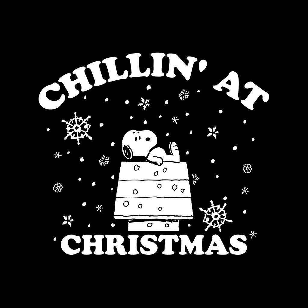 Peanuts Chillin At Christmas Snoopy Women's Sweatshirt | Fruugo US