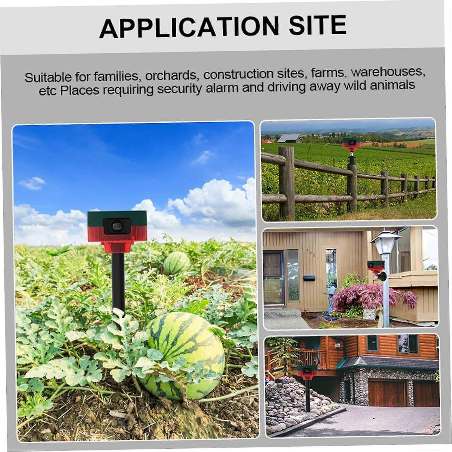 Barking Dog Alarm, 129dB Barking Dog Motion Sensor, Outdoor Motion ...