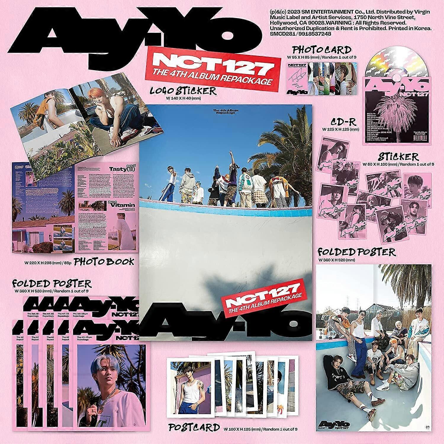 NCT 127 - The 4th Album Repackage 'Ay-Yo' [A Ver.] [COMPACT DISCS] With ...