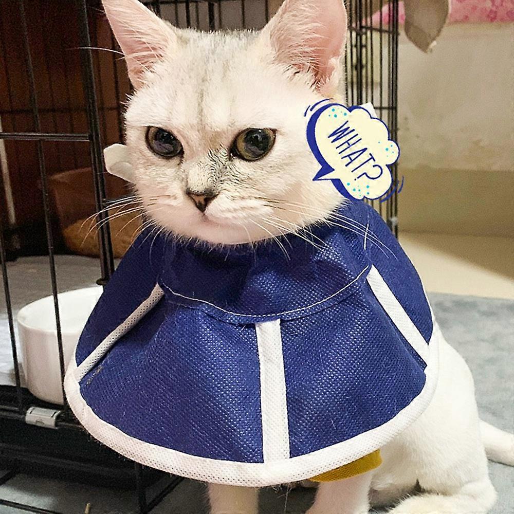 Soft Cat Recovery Collar, Cat Cone Collar, Nonwoven Fabric Elizabeth ...