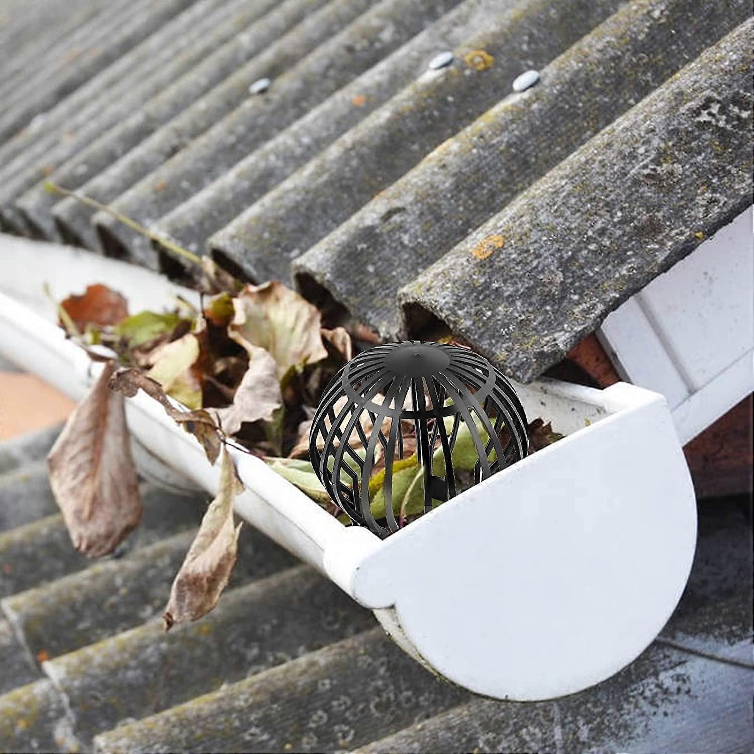 4 Pack Gutter Strainers Gutter Guards 14.5 * 11(Diameter X Height ...