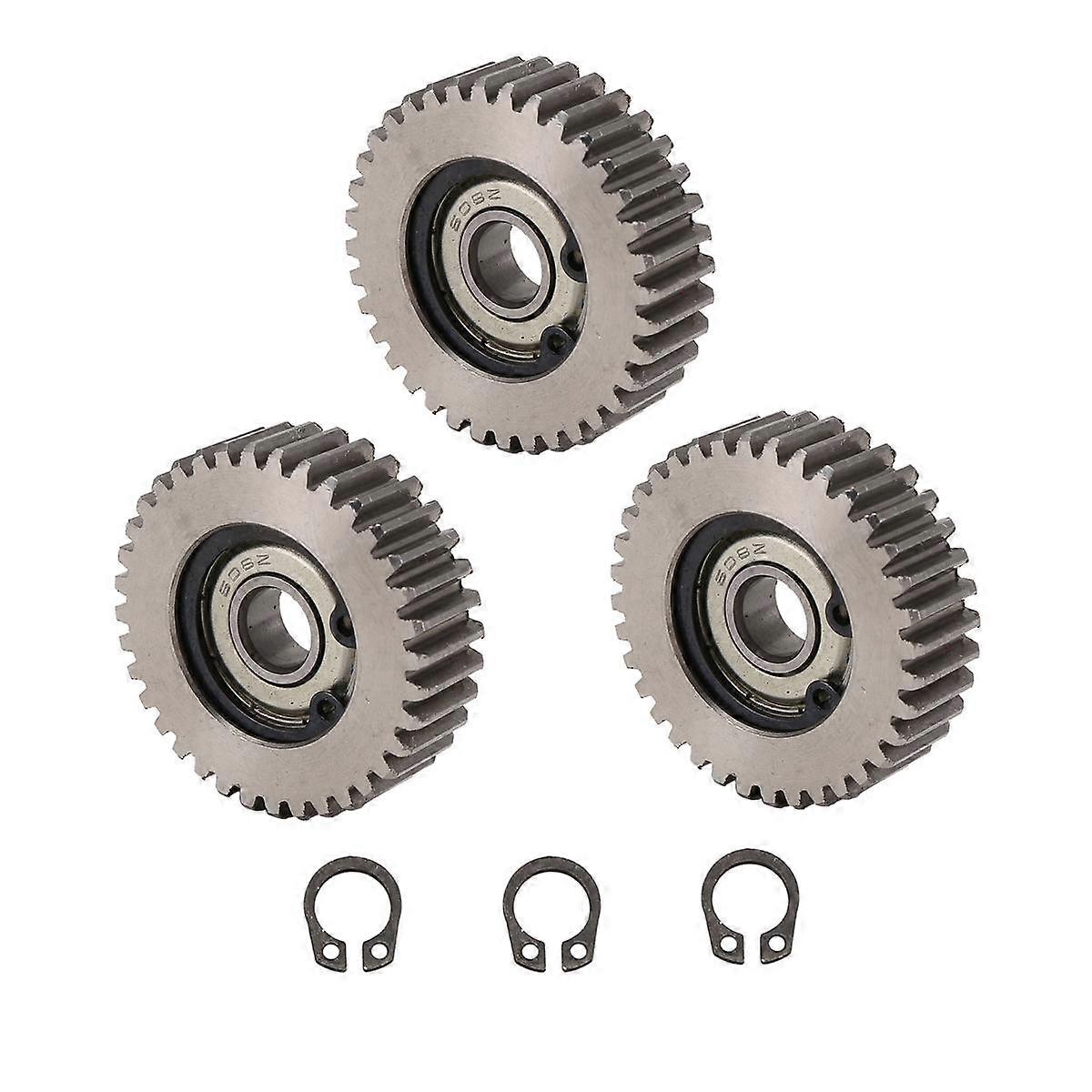 3Pcs Electric Bicycle Planetary Gear 608Z 36 Teeth Gears Steel Motor ...