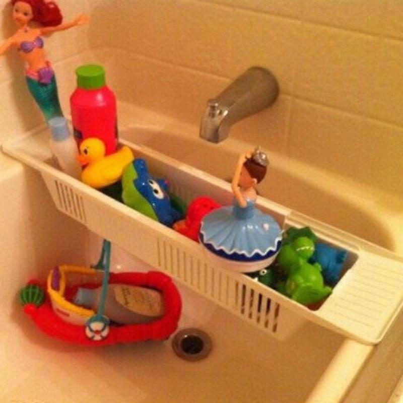 Bathroom Basket - Baby Tub Organizer (White) | Fruugo UK