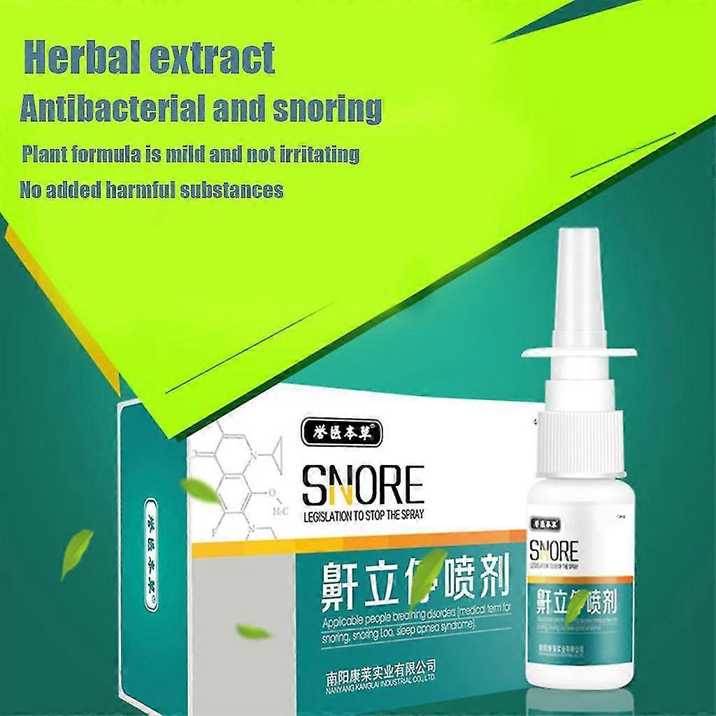 40ml Natural Herbal Extract Anti Snoring Spray Relief Liquid ...