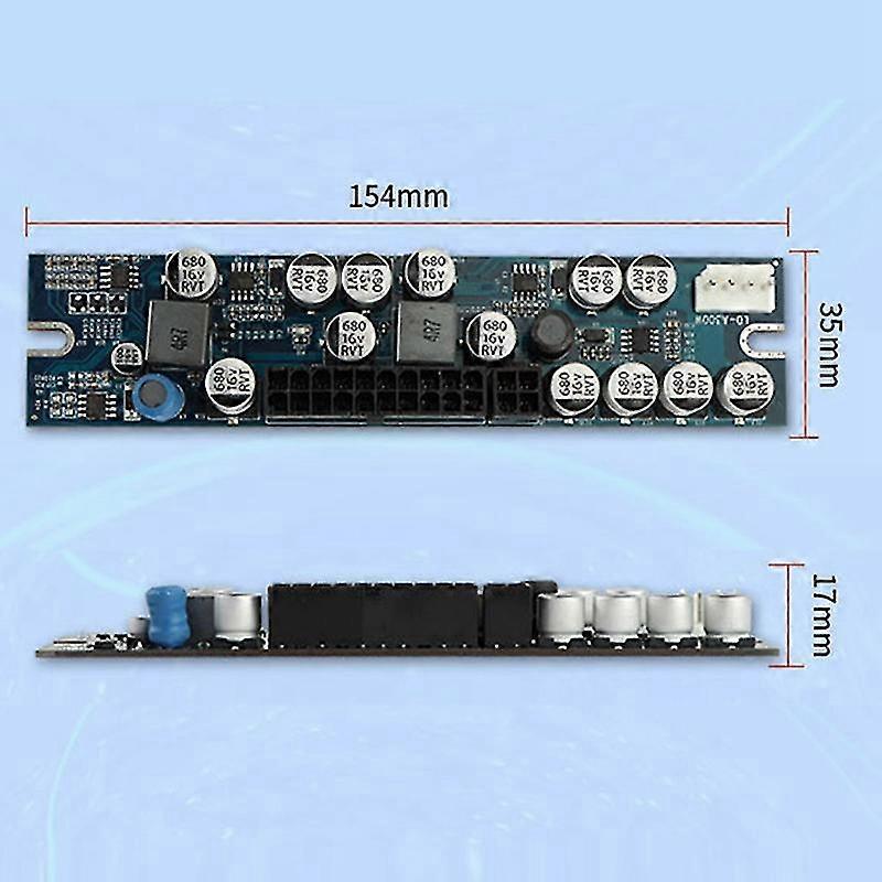 DC 12V 300W DC ATX PSU Pico ATX Switch Mining PSU 24Pin MINI ATX PC ...