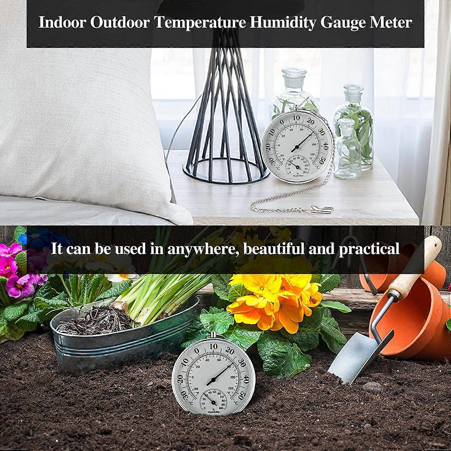 Indoor Thermometer Wireless Hygrometer Thermometer Humidity Gauge Meter ...