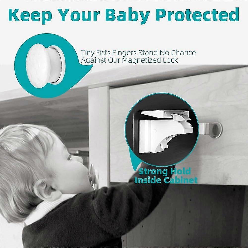 2024 Cupboard Locks For Children, Child Safety Magnetic Cabinet Locks ...