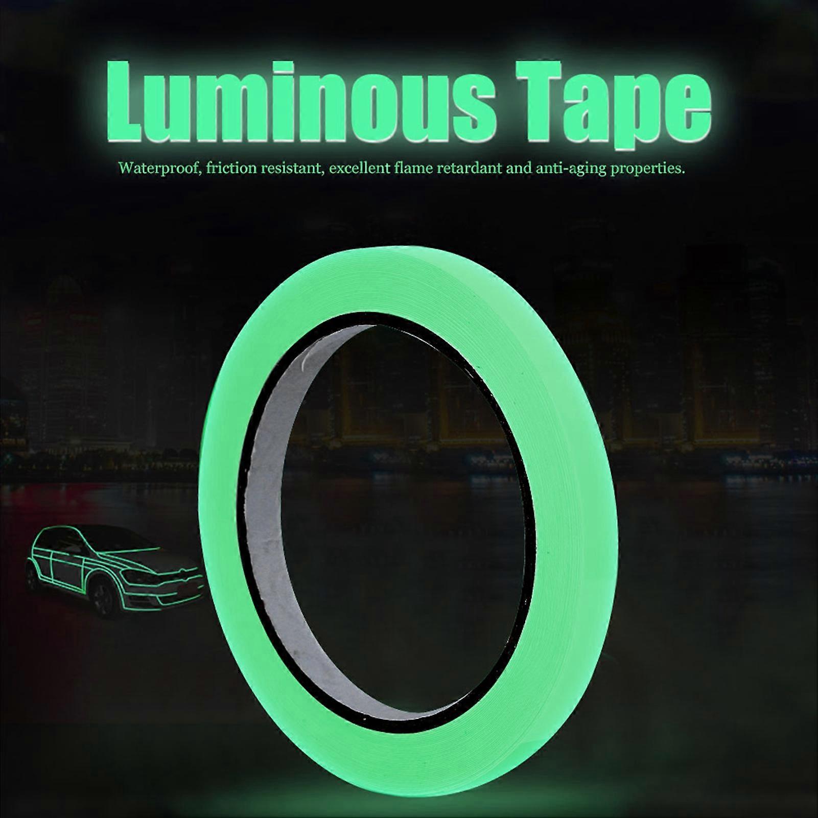 Green Adhesive Luminous Tape 10mm x 10m - Flame Retardant ...
