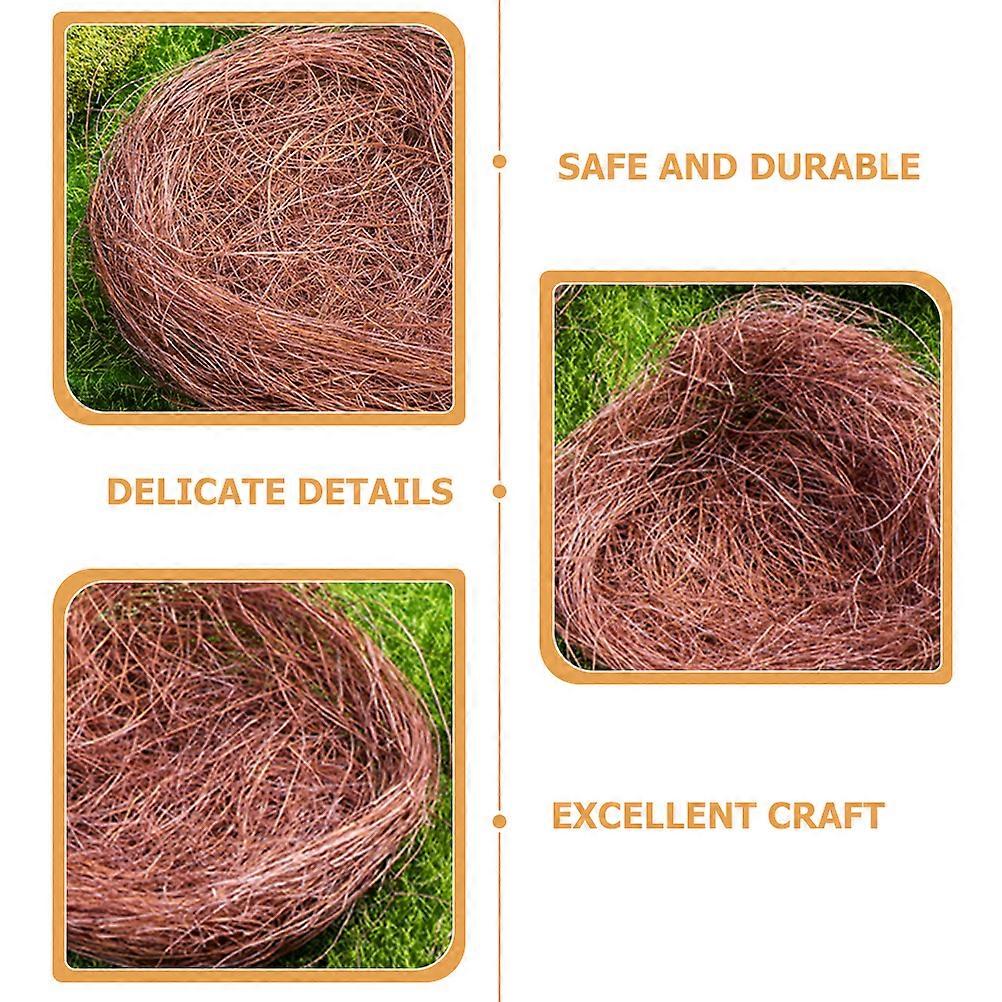 12pcs Artificial Bird Nest Decorative Bird Nest Garden Moss Landscape ...