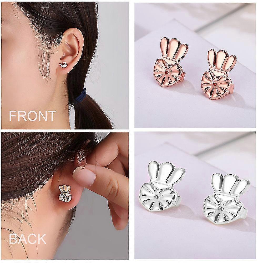 Earring Lifters,hypoallergenic Earring Backs For Droopy Ears,adjustable ...