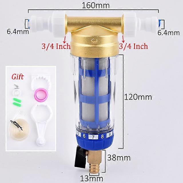 Water Filters Front Purifier Copper Pre-filter Backwash Remove Rust ...