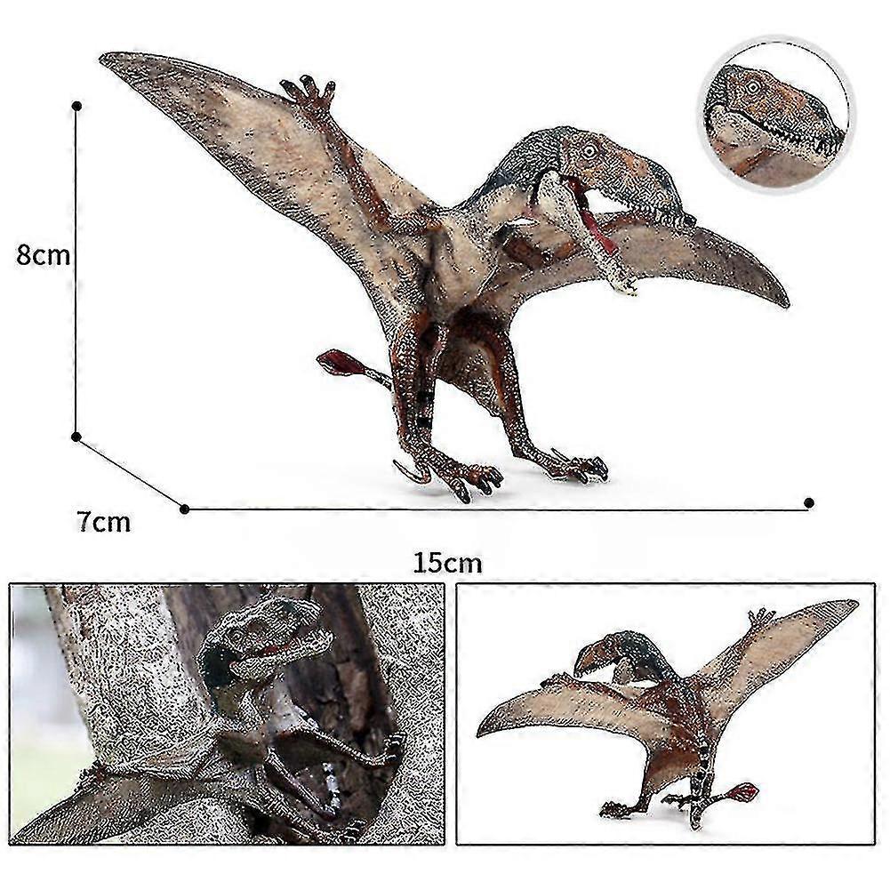 Realistic Pterodactyl Dinosaur Action Figurine Model Desktop Decor Kids ...