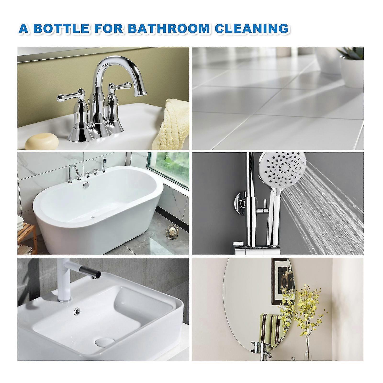 Jue Fish Bathroom Cleaner Shower Glass Limescale Cleaner Stainless ...