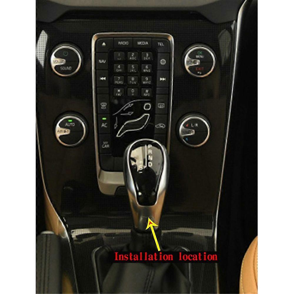 Car Gear Shift Handle Buttons Cover Stickers Gear Shift Knob Trim for ...