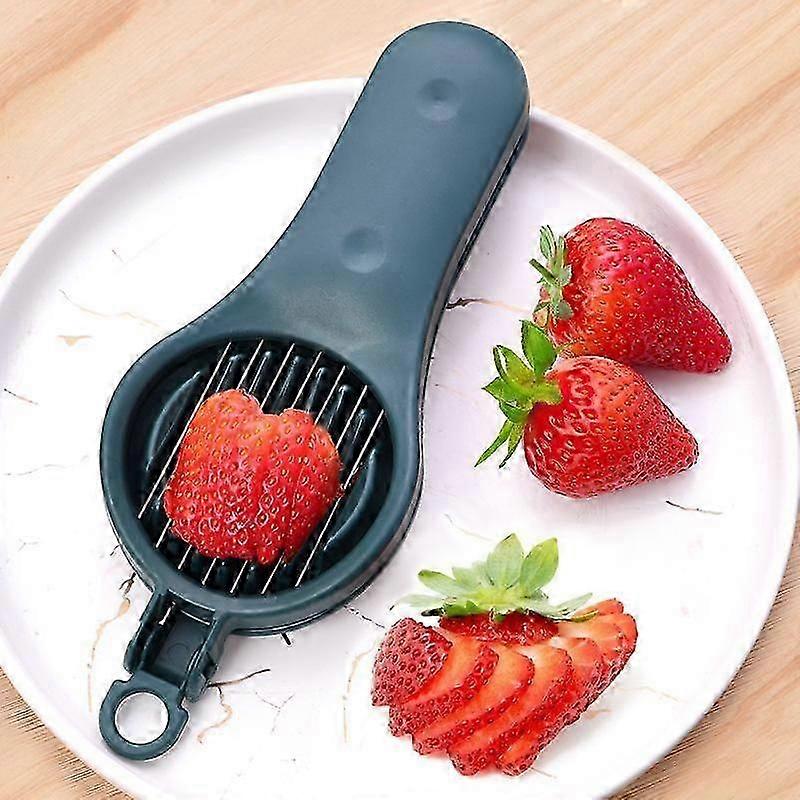 Exquisite Strawberry Slicer Cutter Strawberry Corer Strawberry Huller Fruit Leaf Stem Remover ...