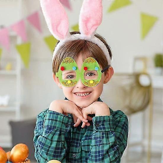 Easter Glasses Funny Cartoon Glitter Festive Colorful Photo Props Gift ...