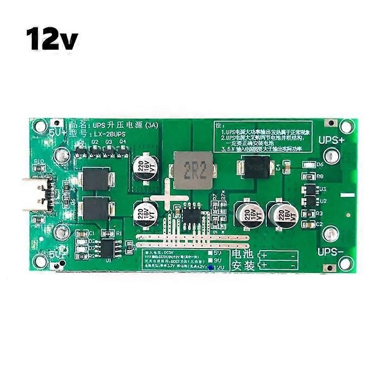 15W 3A 5V 9V 12V 18650 Lithium Battery Charger Module UPS Step Up Boost ...