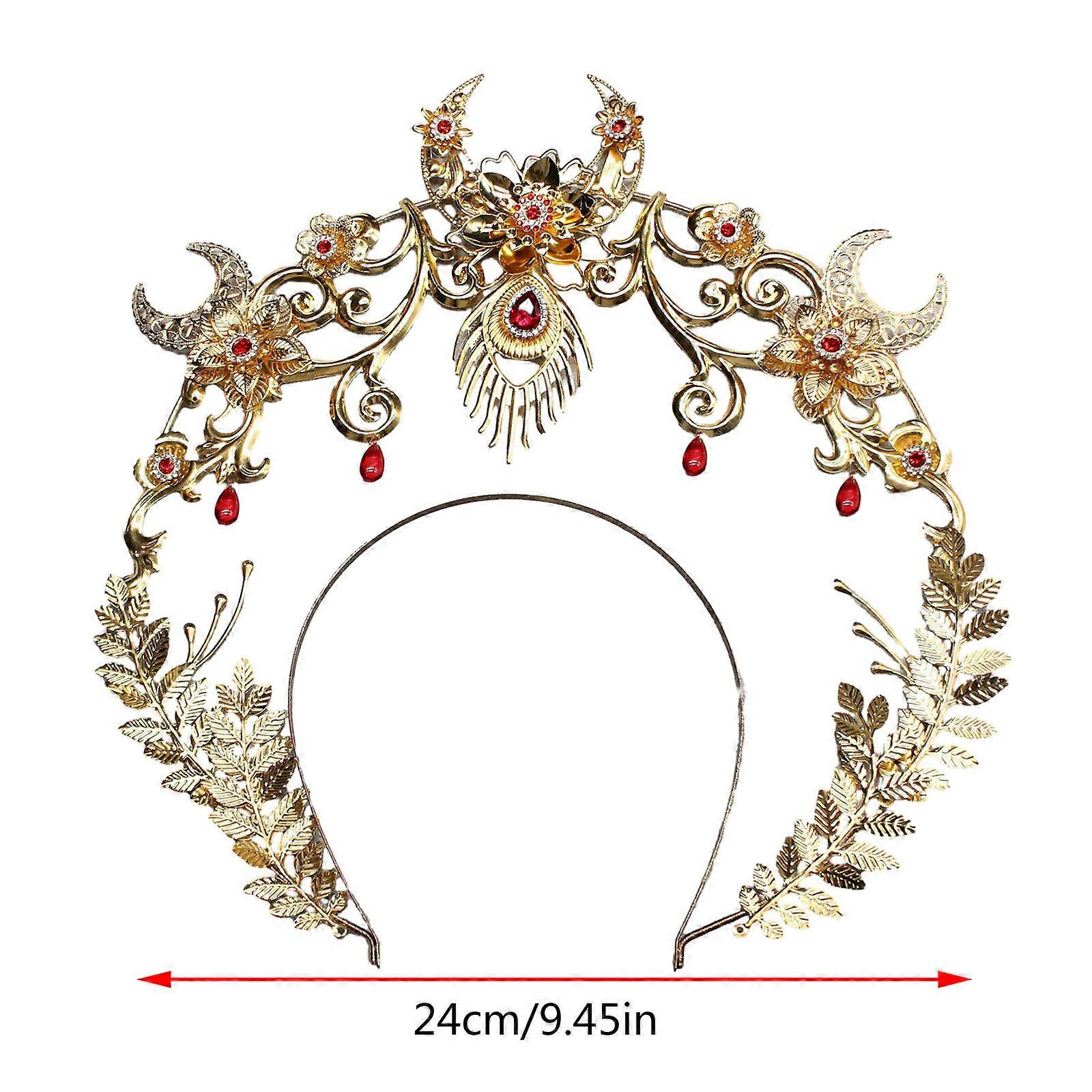 DIY Crystal Headband Princess Headpieces Pageant Prom Party Props Aura ...