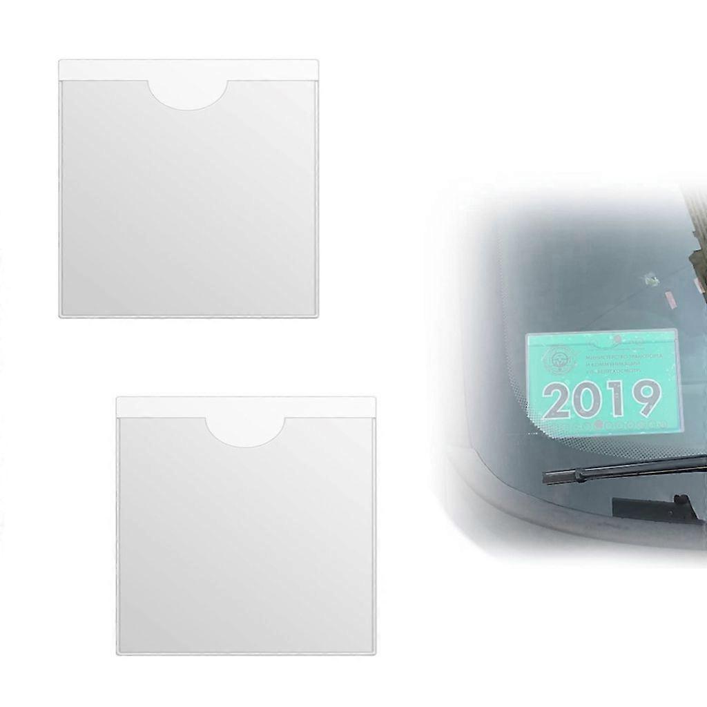 Parking Permit Holder Plastic Ticket & Note Holder for Car Caravans ...