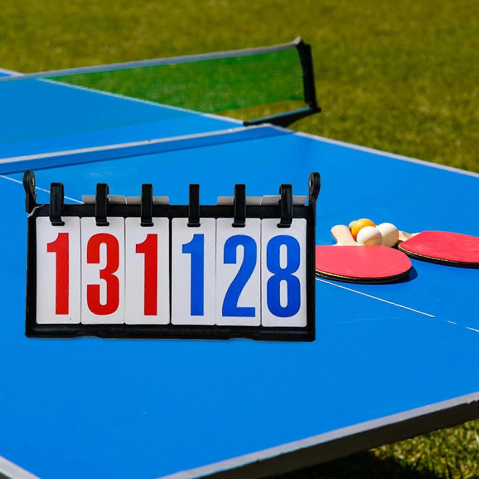 Table Scoreboard 6 Digit Scorekeeper for Table Tennis Basketball ...