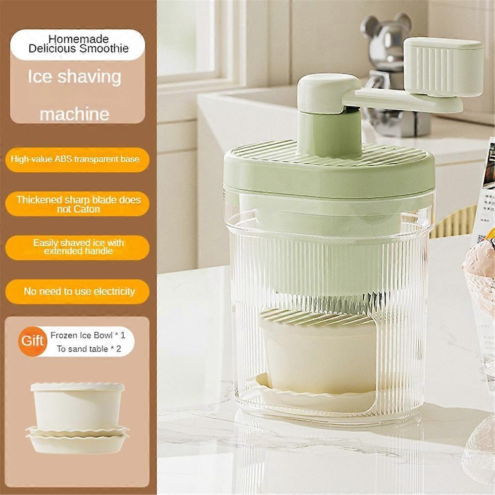 NEW Portable Mini Hand Crank Ice Crusher - Manual Ice Shaver with Ice ...