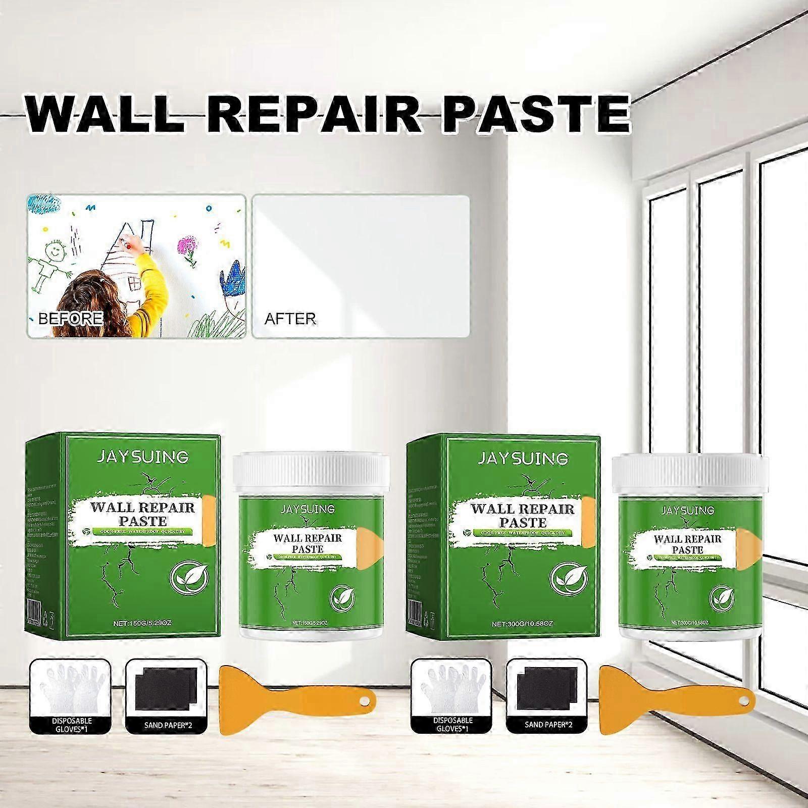 Waterproof Wall Repair Paste - 150g, Easy to Use for Cracks & Nail ...