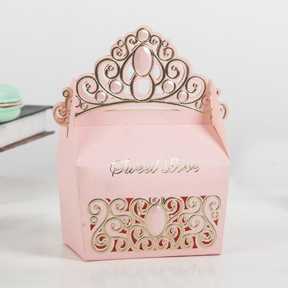 10pcs European Crown Shaped Candy Boxes For Wedding Ceremony Wedding ...