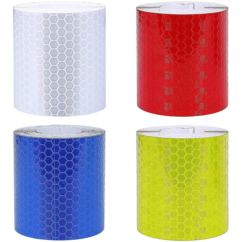 5cm*1m Bike Body Reflective Tape Sticker High Visibility Safety Warning ...