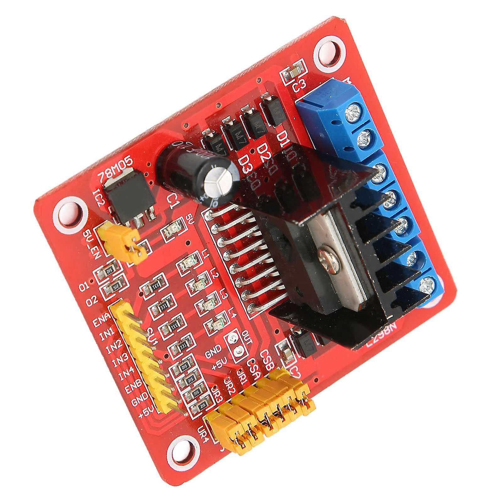 L298N Dual H Bridge DC Stepper Motor Driver Module Controller Board ...